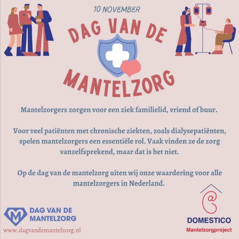 10 november: Dag van de Mantelzorg - Domestico Study